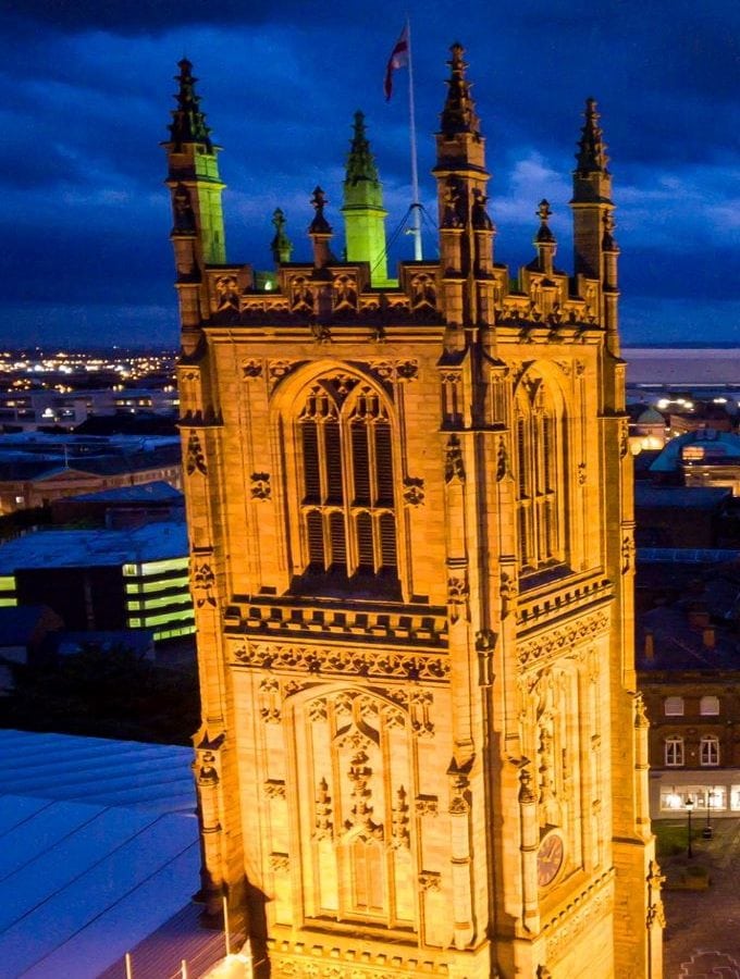 Derby - Cathedrals at Night - The Association of English Cathedrals