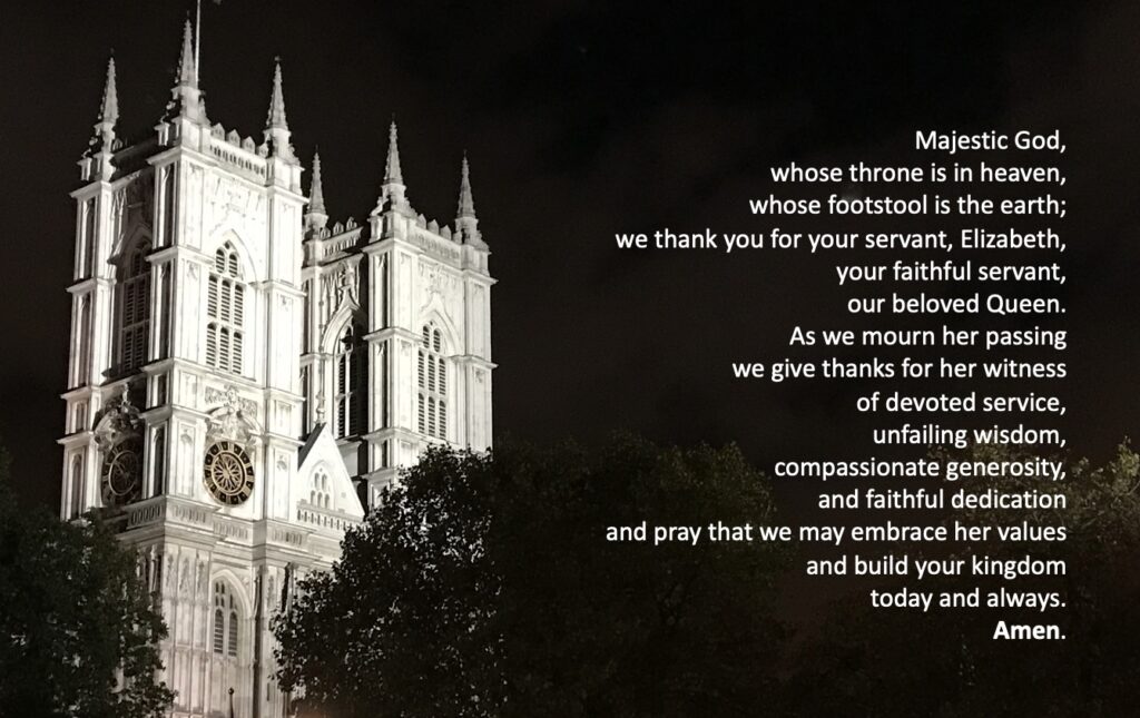 Prayer for Her Majesty the Queen - The Association of English Cathedrals
