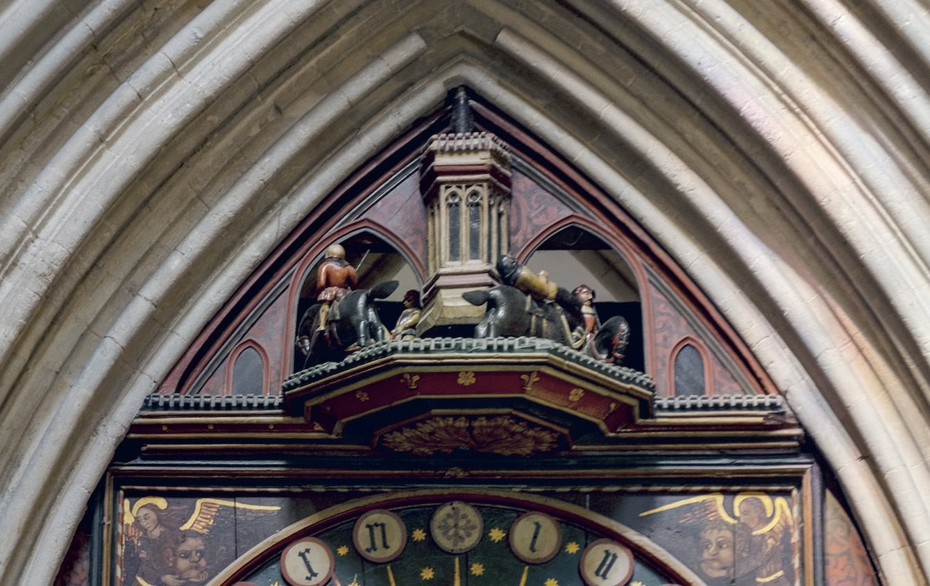Astronomical clock - Wells Cathedral - The Association of English ...
